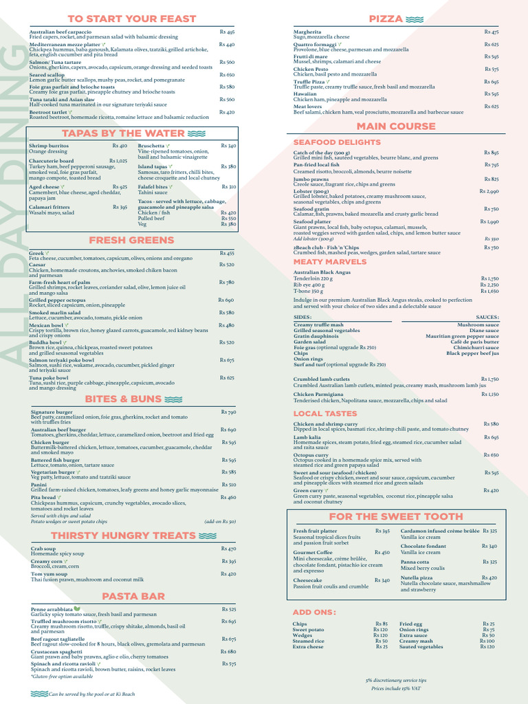 All-Day-Dining-Menu | PDF | Hamburgers | Salad