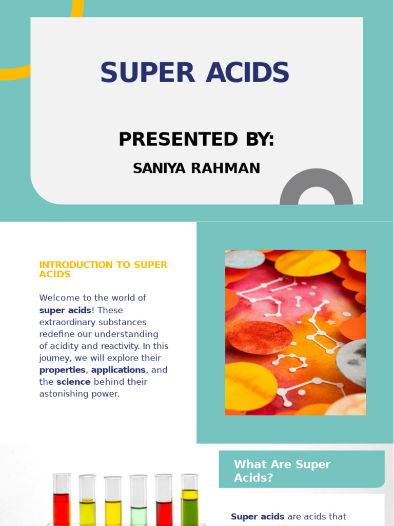 Super Acids 20241126161041ujls | PDF | Acid | Chemical Substances