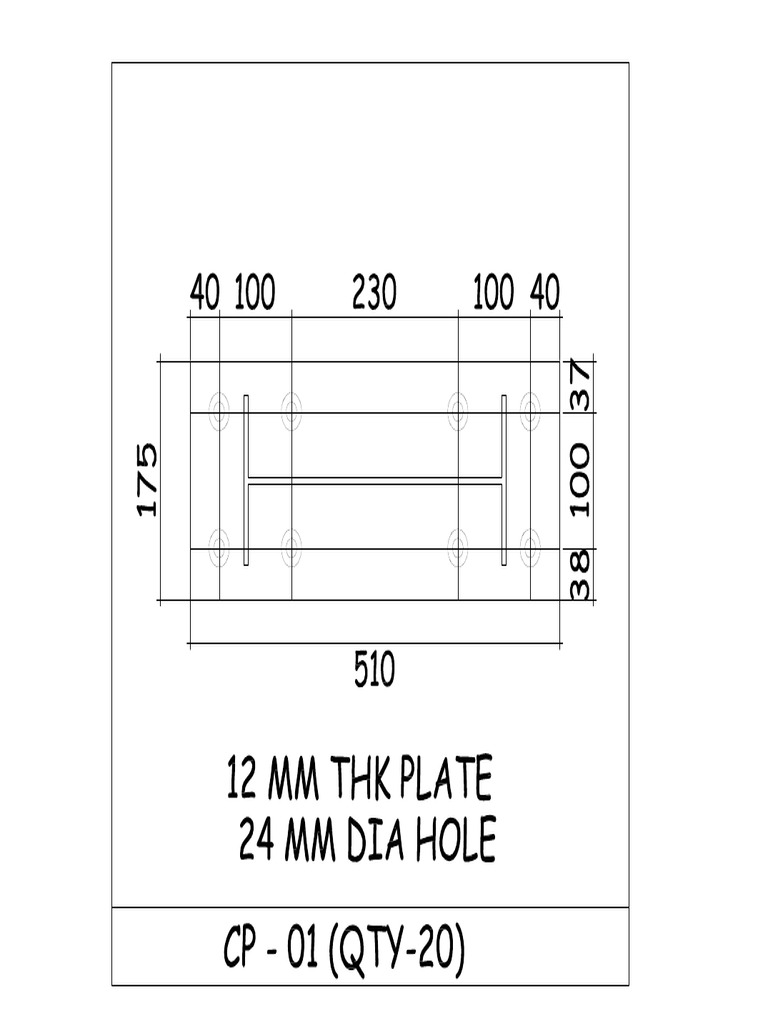 Cp-1 Plate For Holes | PDF