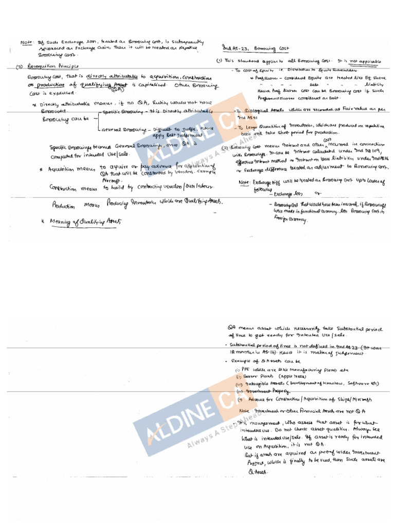 IND AS 23 - Class 1 Notes Lyst8851 | PDF