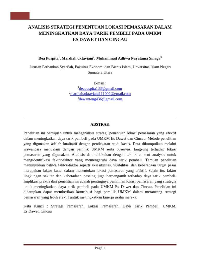 Jurnal MSDI - Kelompok 2 | PDF
