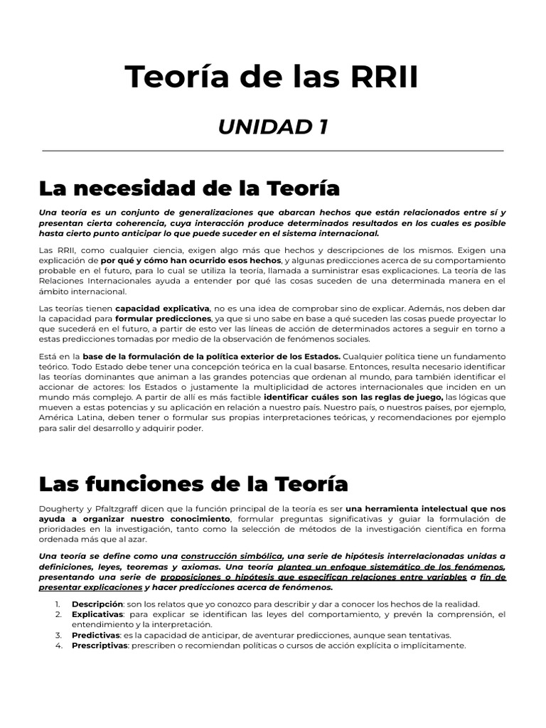 resumen final de teoria 1 | PDF | Teoría | Paradigma