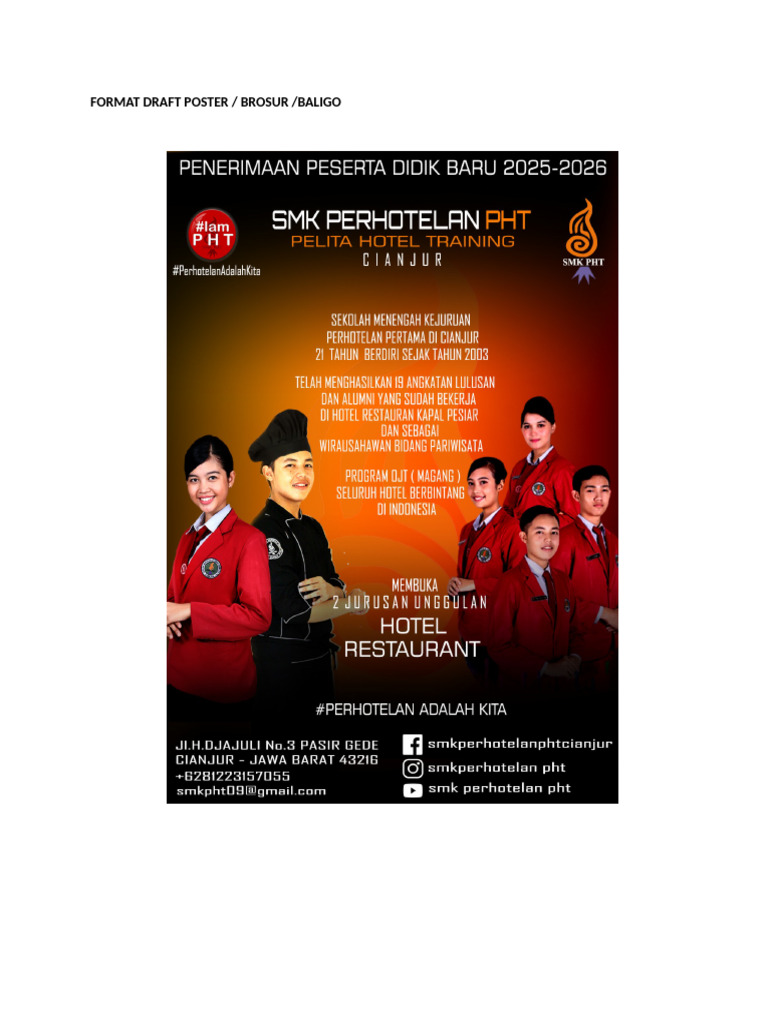 Format Draft Poster | PDF