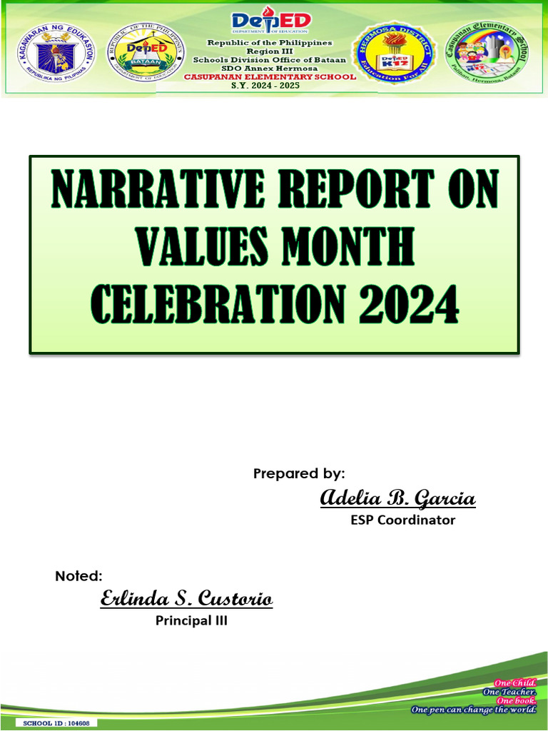 Filipino Values Month Celebration 2024 | PDF | Youth | Social Psychology