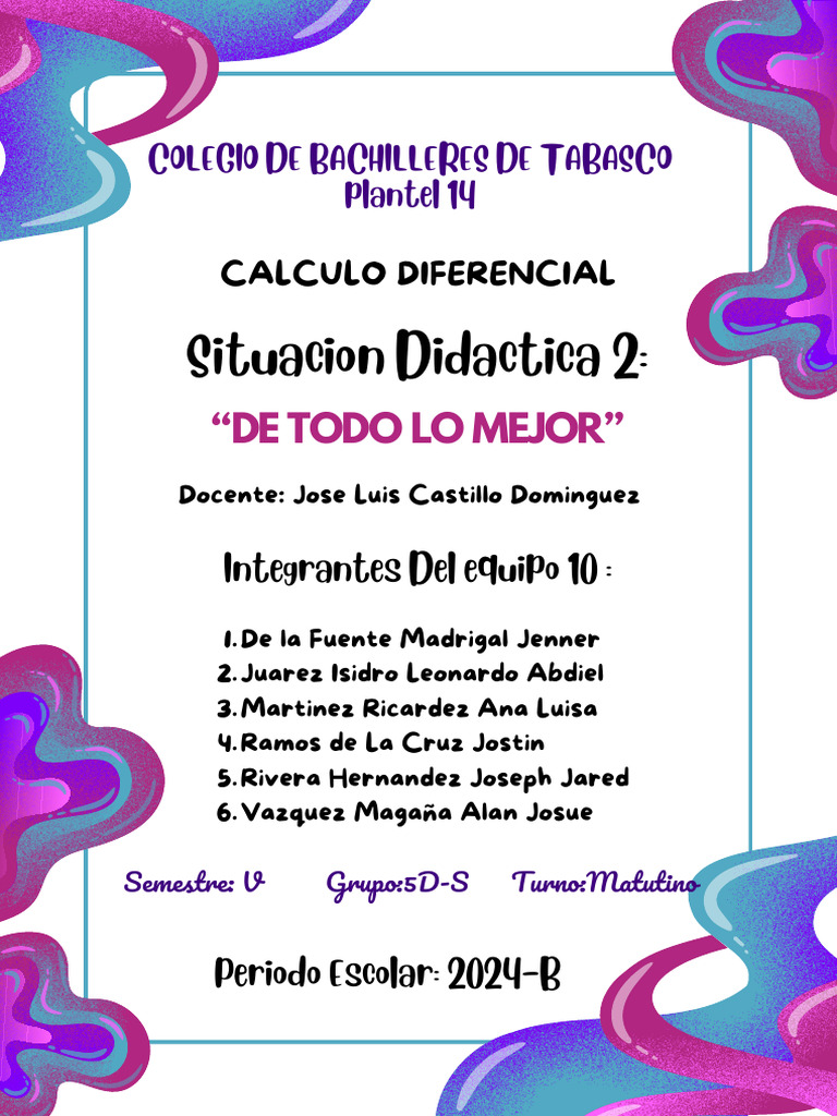SD-2 Calculo Diferencial 5DS-M | PDF