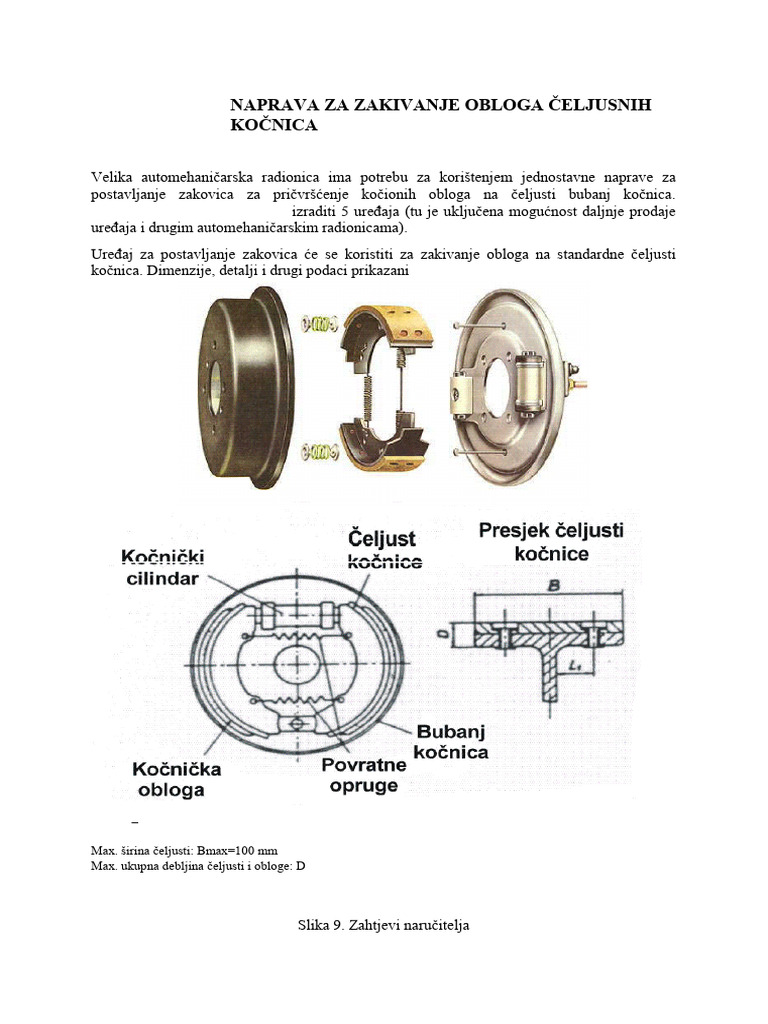 Z1 Naprava Za Zakivanje Obloga Čeljusnih Kočnica | PDF