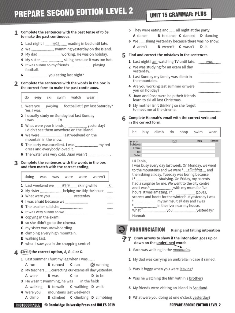 PREPARE 2 Grammar Plus Unit 15 | PDF