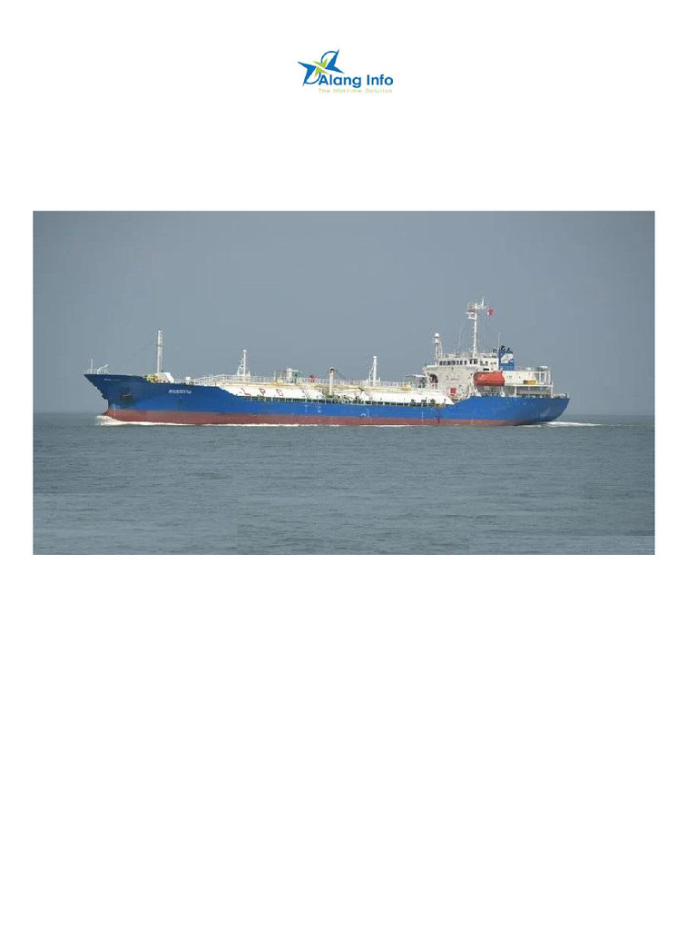 LPG Tanker Tomson Gas Specifications | PDF