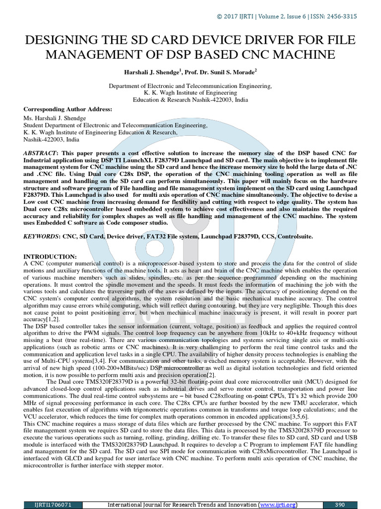 Designing_the_SD_Card_Device_Driver_for | PDF | Microcontroller | File System