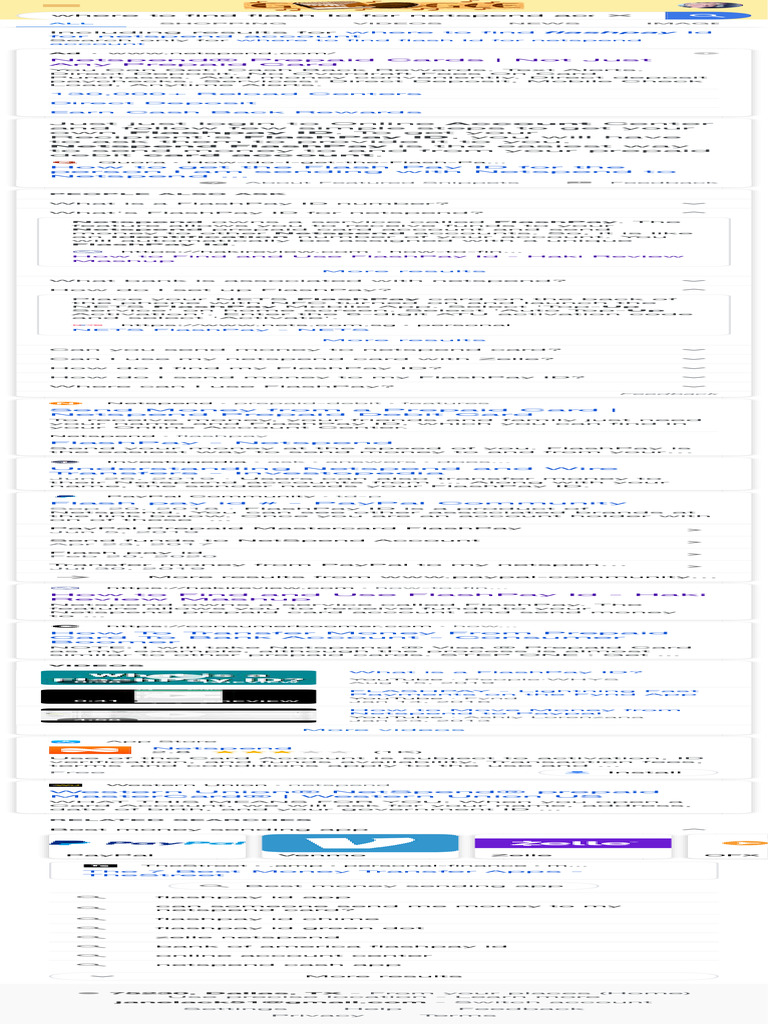 Where To Find Flash Id For Netspend Account - Google Search | PDF ...