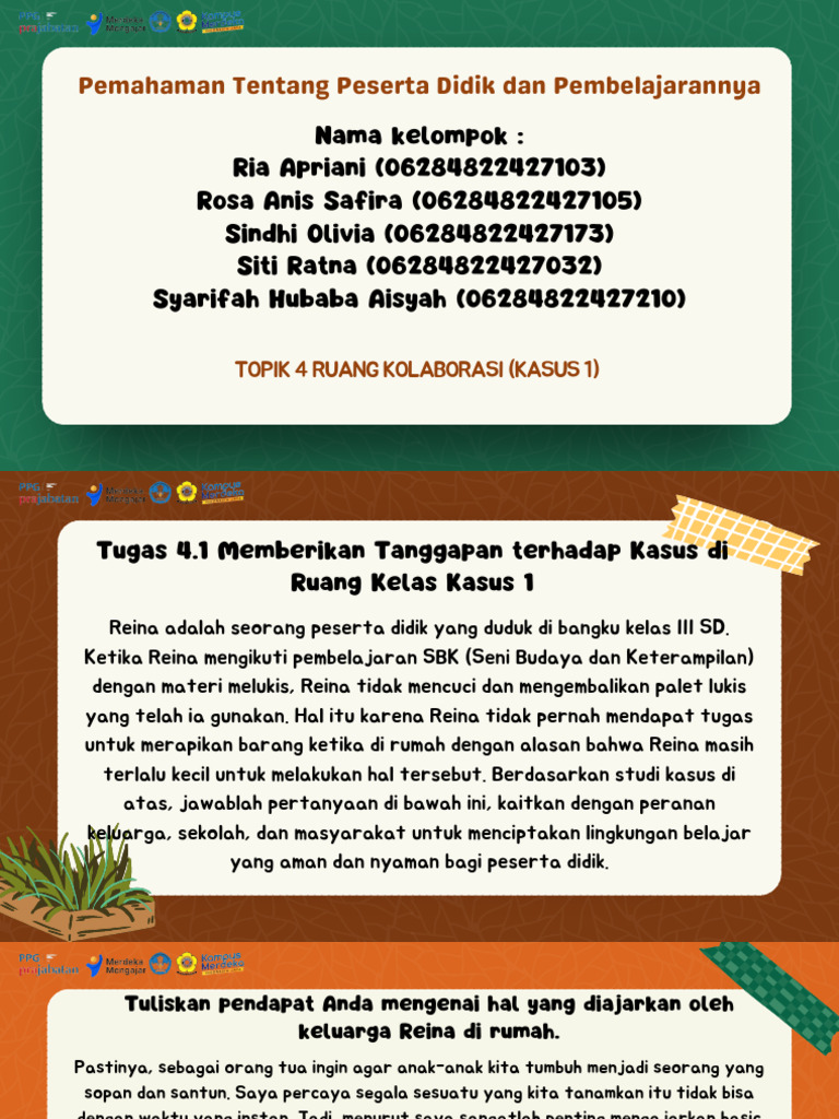 T4-Ruang Kolaborasi Kasus 1 PPDP | PDF