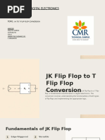 JK to D Flip Flop Conversion Guide | PDF