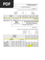 Cable Size Circuit Breaker MCB RCCB Amps Calculation | PDF | Computers