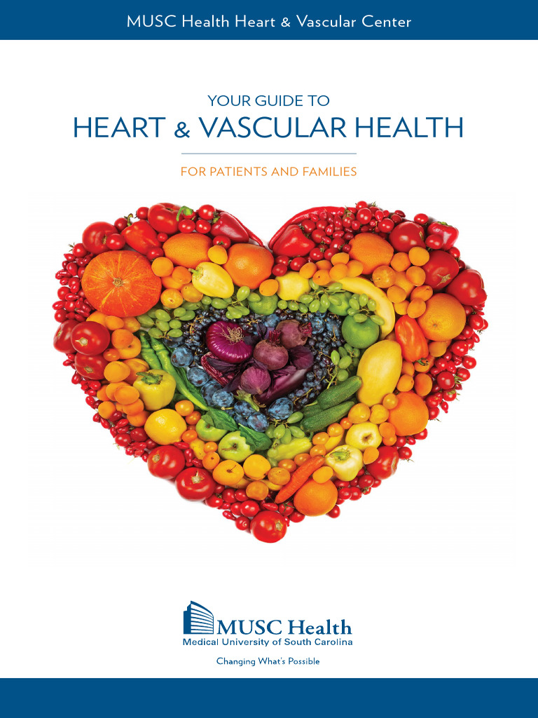 MUSC Health Guide To Heart and Vascular Health | PDF | Fat | Diet ...
