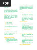 Dation in Payment & Cession Explained | PDF | Bankruptcy | Insolvency