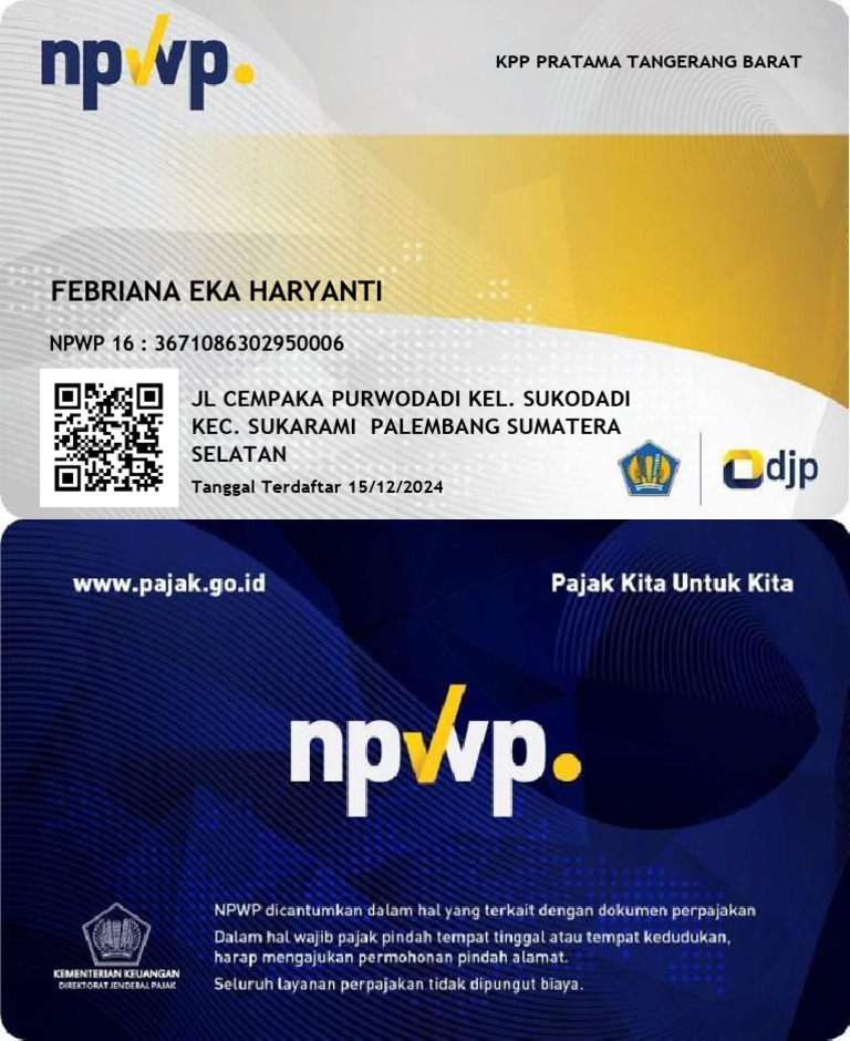 NPWP FEBRIANA | PDF