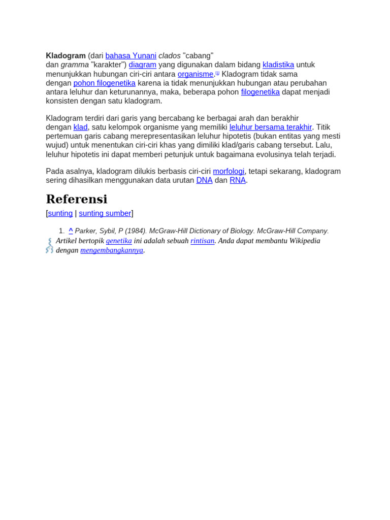 Jenis Diagram Kladogram | PDF
