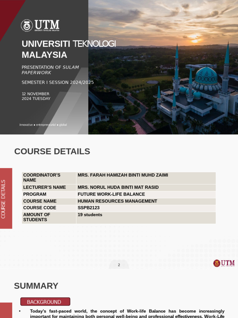 Format Slaid Pembentangan Kertas Kerja Sulam-202420251 | PDF ...