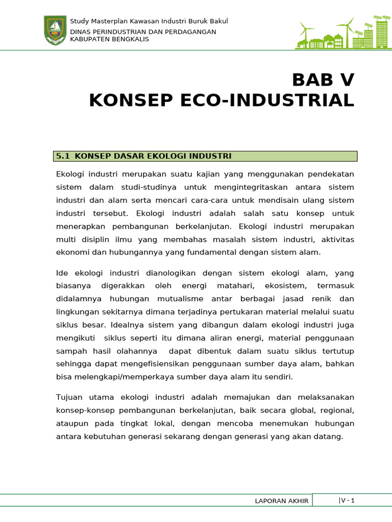 BAB 5 KONSEP ECO_Laporan Akhir fix | PDF