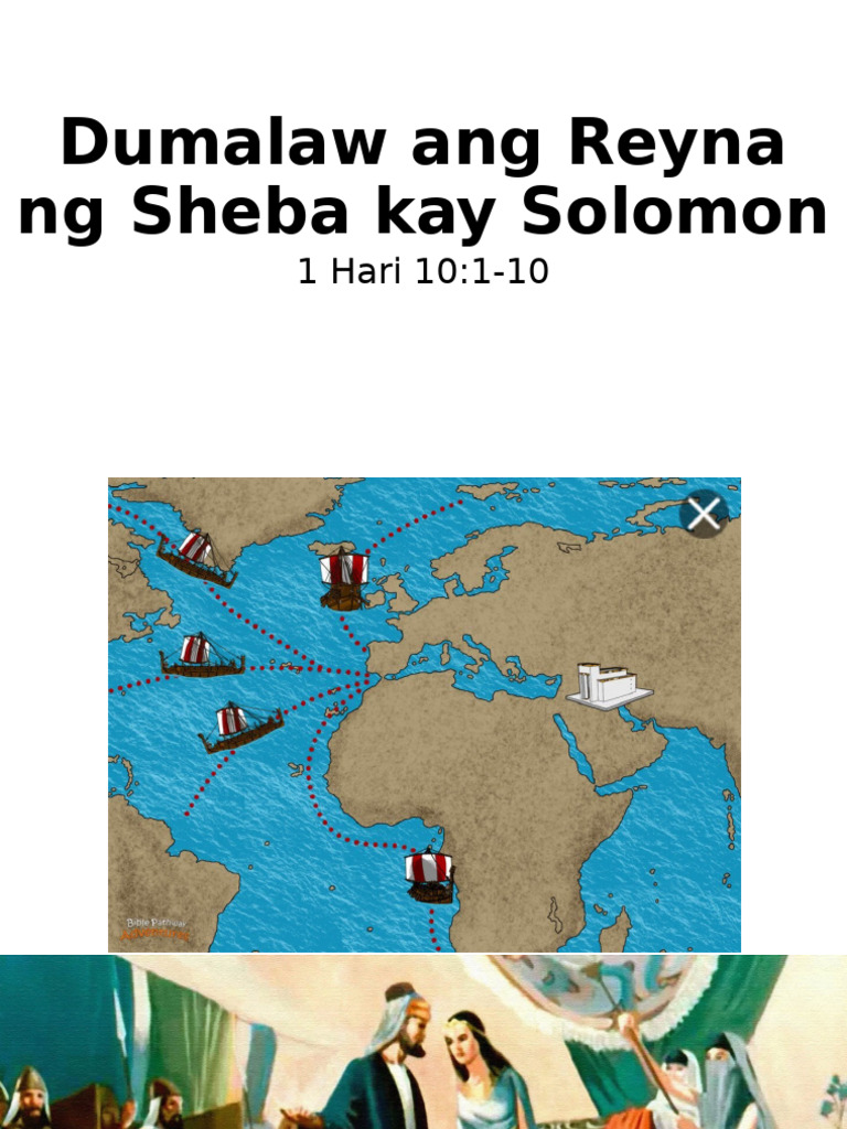 Reyna Ni Sheba 1 Mga Hari 10. 1 To 13 | PDF