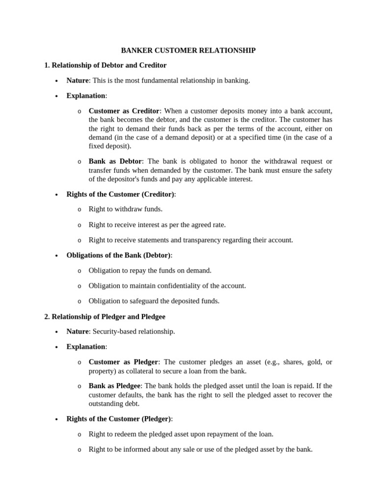 Module 3 Unit 1 Banker Customer RelationshipBANKER CUSTOMER ...
