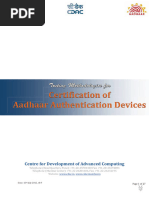 Error Code For The Failure of Aadhaar Authentication | PDF ...