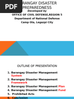 Barangay Disaster Preparedness | PDF | Emergency Management | Disaster ...