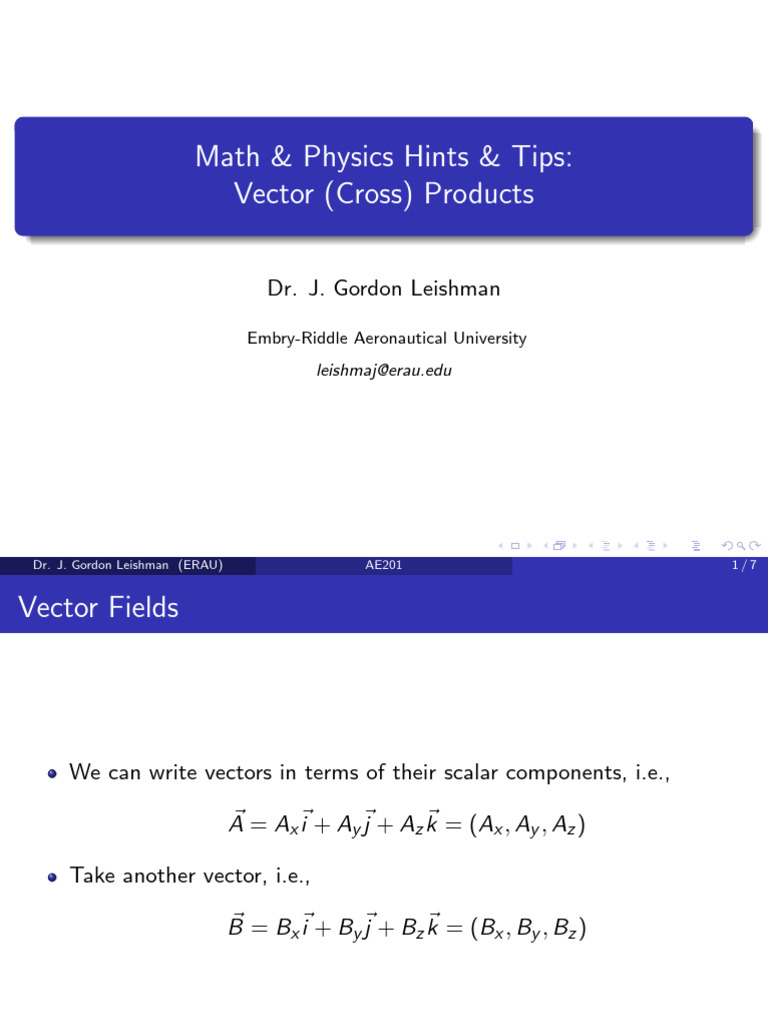 Hints_CrossProducts | PDF | Euclidean Vector | Mathematical Analysis