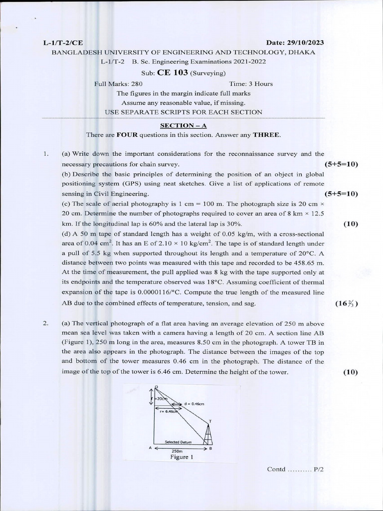 CE 103 Merged | PDF | Surveying | Stars