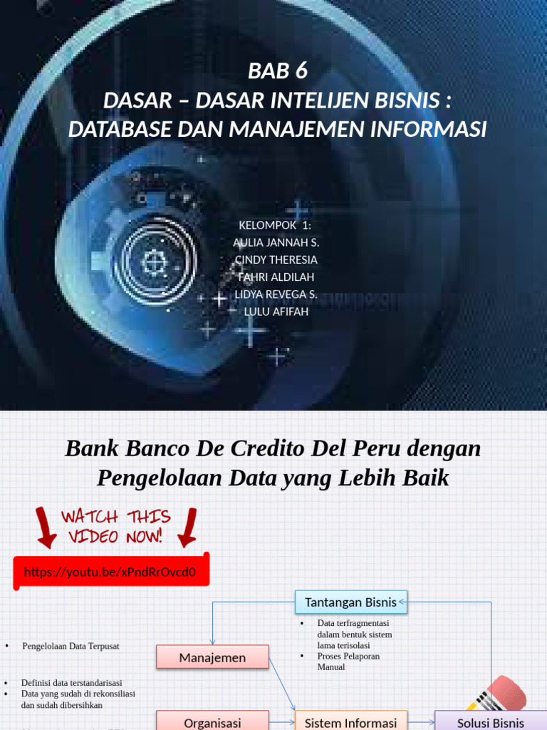 Pengelolaan Data dalam Intelijen Bisnis | PDF