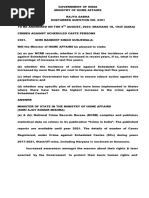 SC ST (Prevention of Atrocities) Act, 1989 | PDF | Crime & Violence ...