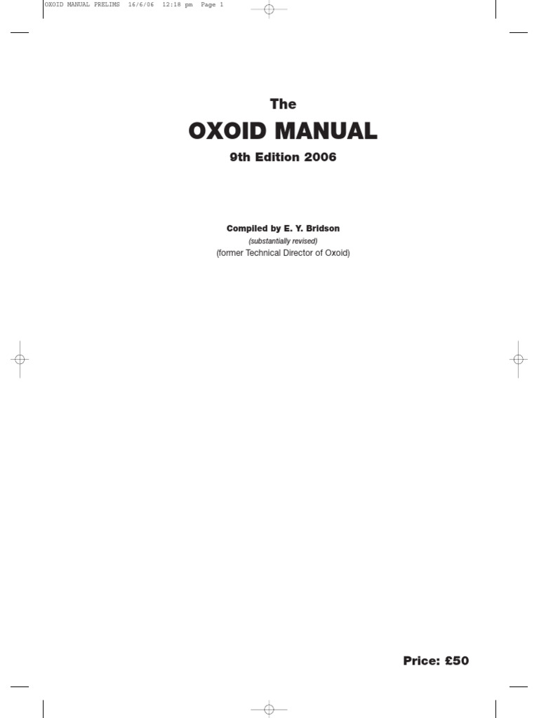Oxoid Manual 9th Edition培養基手冊 | PDF | Home & Garden