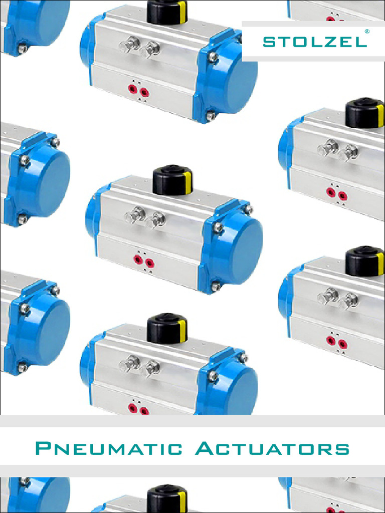 Stolzel Pneumatic Actuator Catalogue. | PDF | Valve | Steel