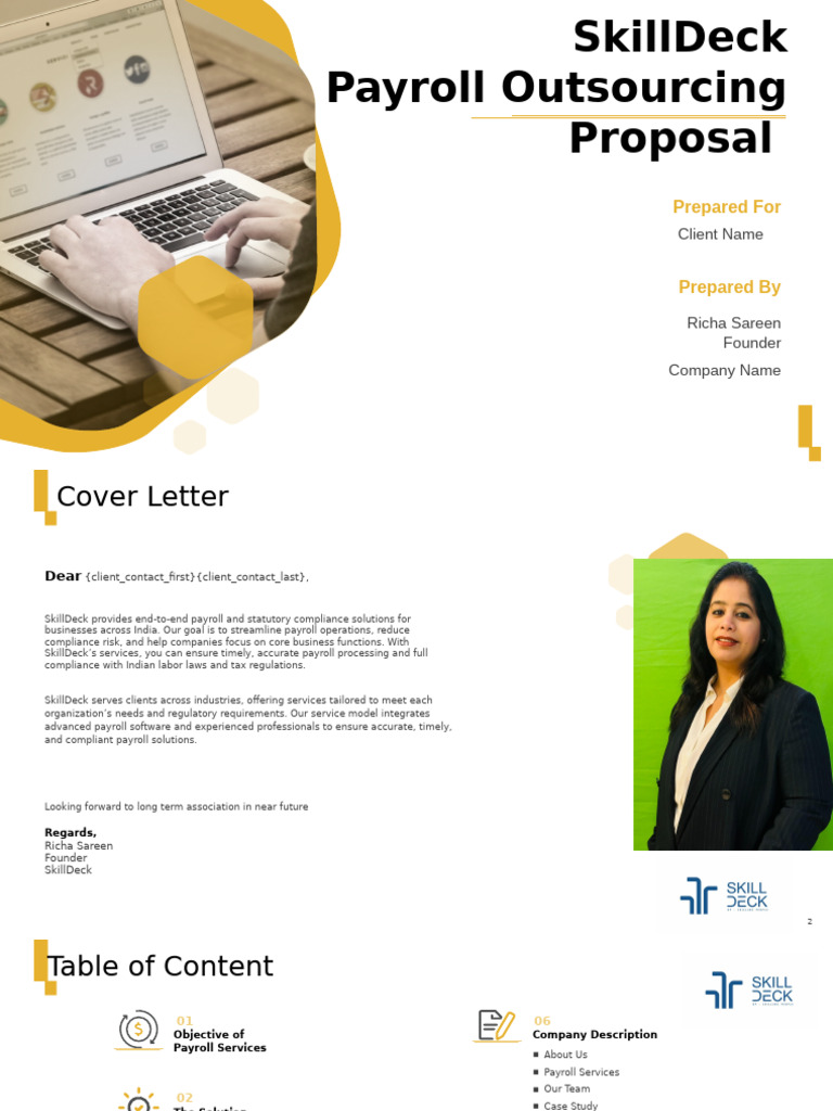 Payroll Outsourcing Proposal Template Powerpoint Presentation Slides WD ...