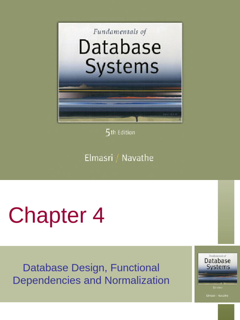 Chapter04 Normalization | PDF | Databases | Conceptual Model