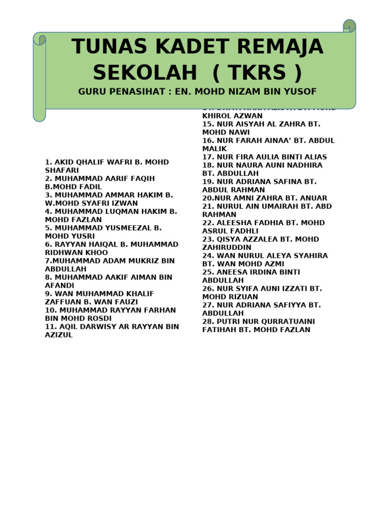TKRS 2024 | PDF
