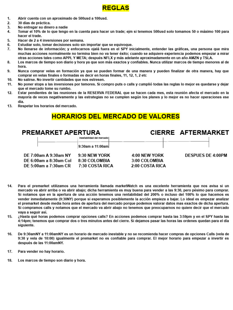Doc 1 reglas | PDF