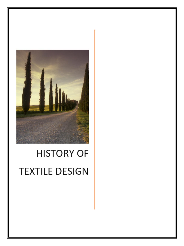 History of Textile Design | PDF | Textiles | Clothing