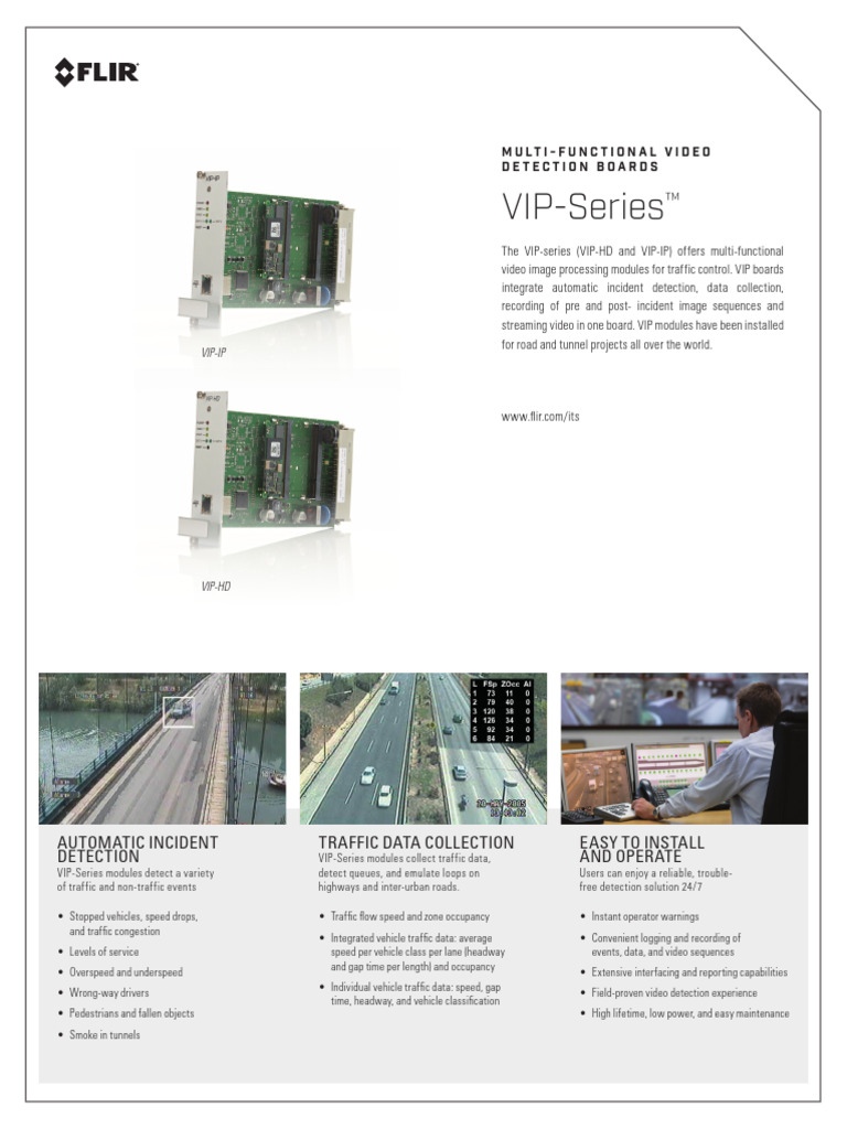 VIP Series Datasheet 0719 | PDF | Traffic