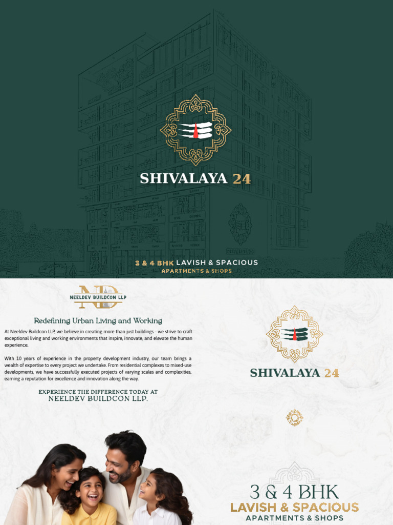 Shivalaya 24: Luxury 3 & 4 BHK Apartments | PDF