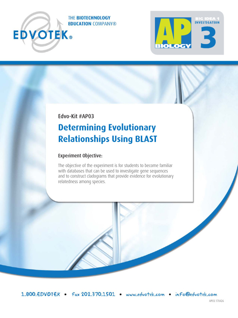 AP03 | PDF | Dna Sequencing | Dna