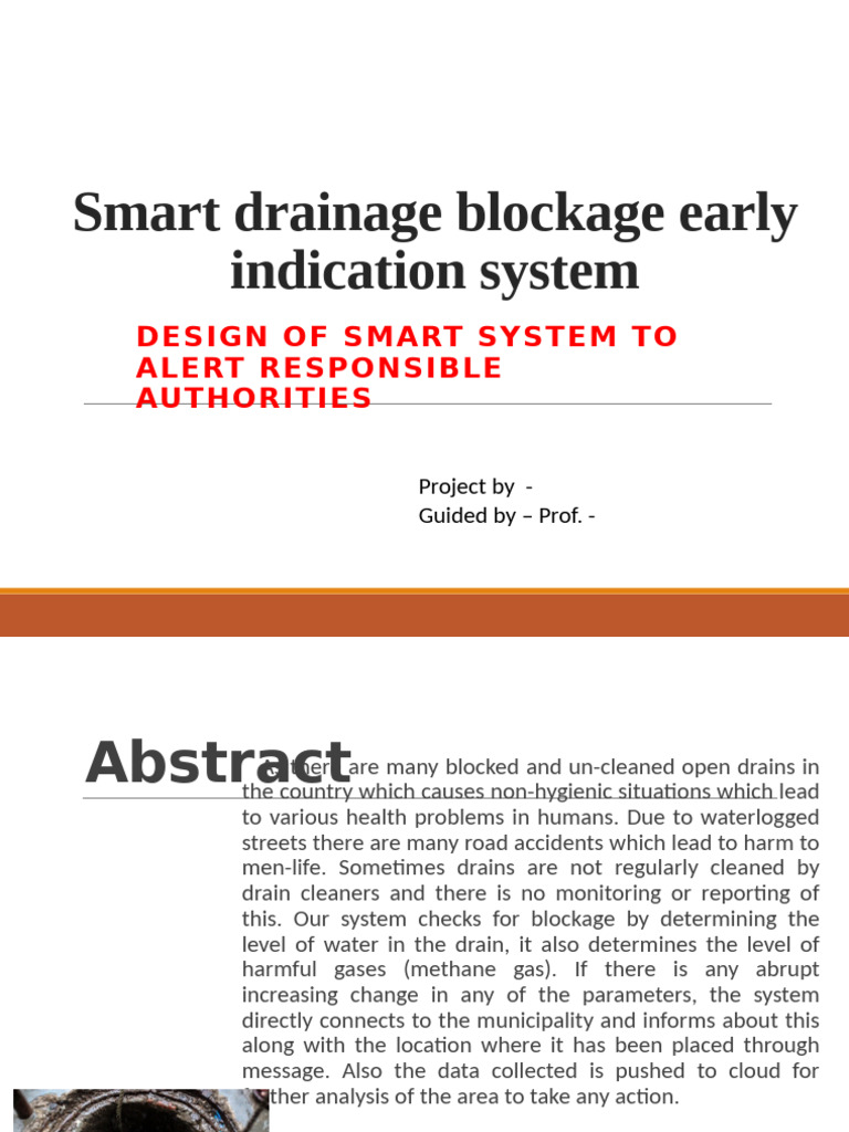 Smart Drainage Review 2 | PDF | Internet Of Things | Sensor