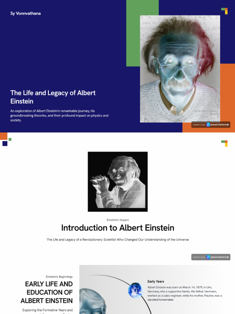 Biography of Albert Einstein | PDF