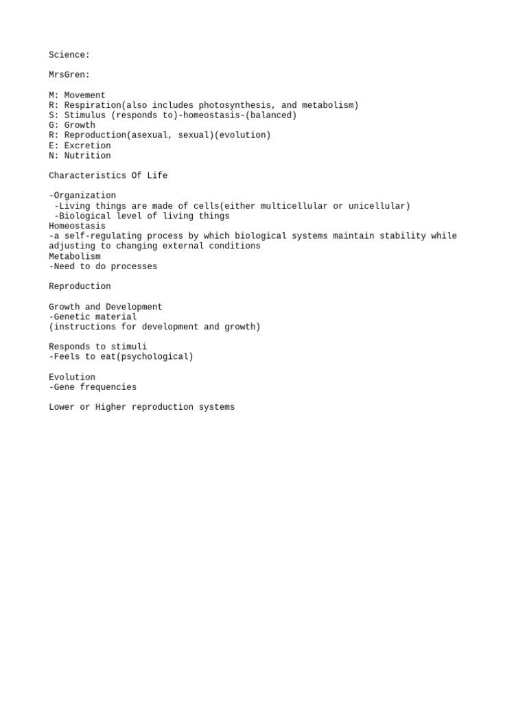 Classification - Living Things | PDF