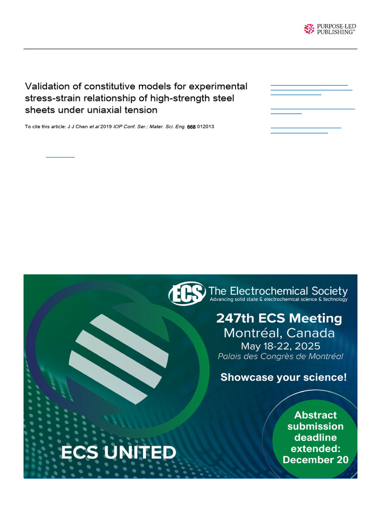 Chen 2019 IOP Conf. Ser. Mater. Sci. Eng. 668 012013 | PDF ...