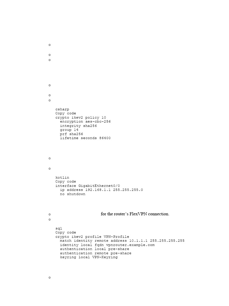 Implementing FlexVPN on Routers | PDF | Virtual Private Network ...