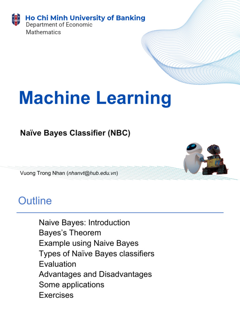 07 - ML - Naive-Bayes-update | PDF | Statistical Theory | Statistics