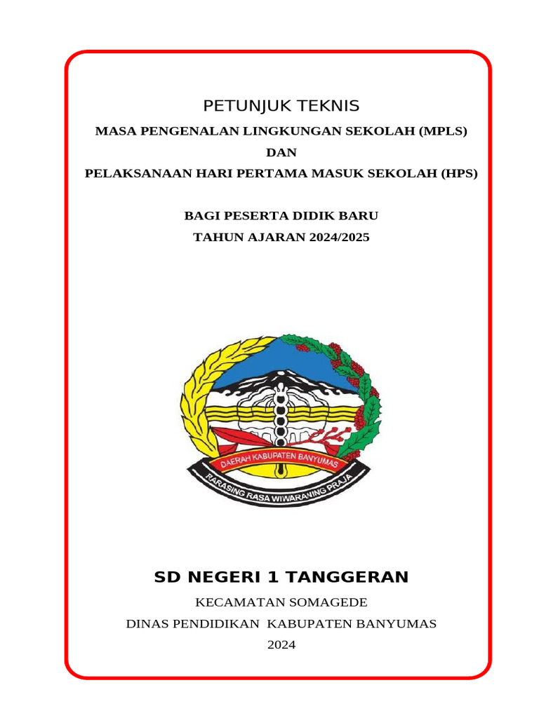 PETUNJUK TEKNIS MPLS SDN 2 SUMBANG | PDF