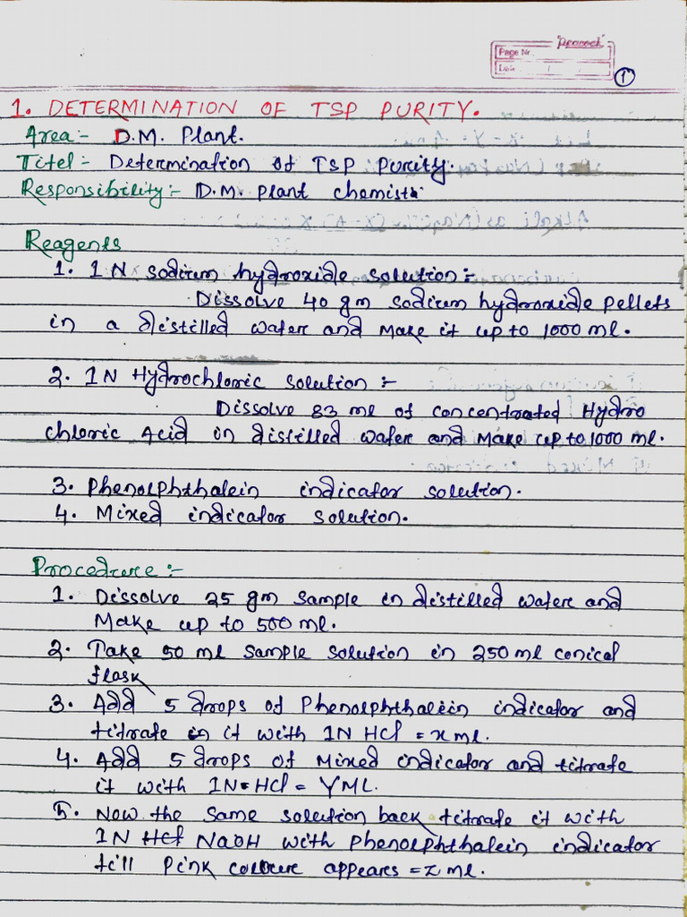 DM plant testing | PDF