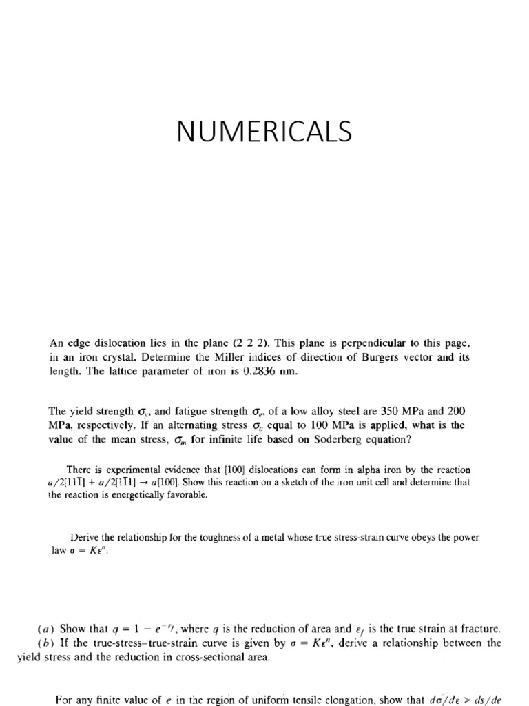 Assignment Numericals 4 | PDF